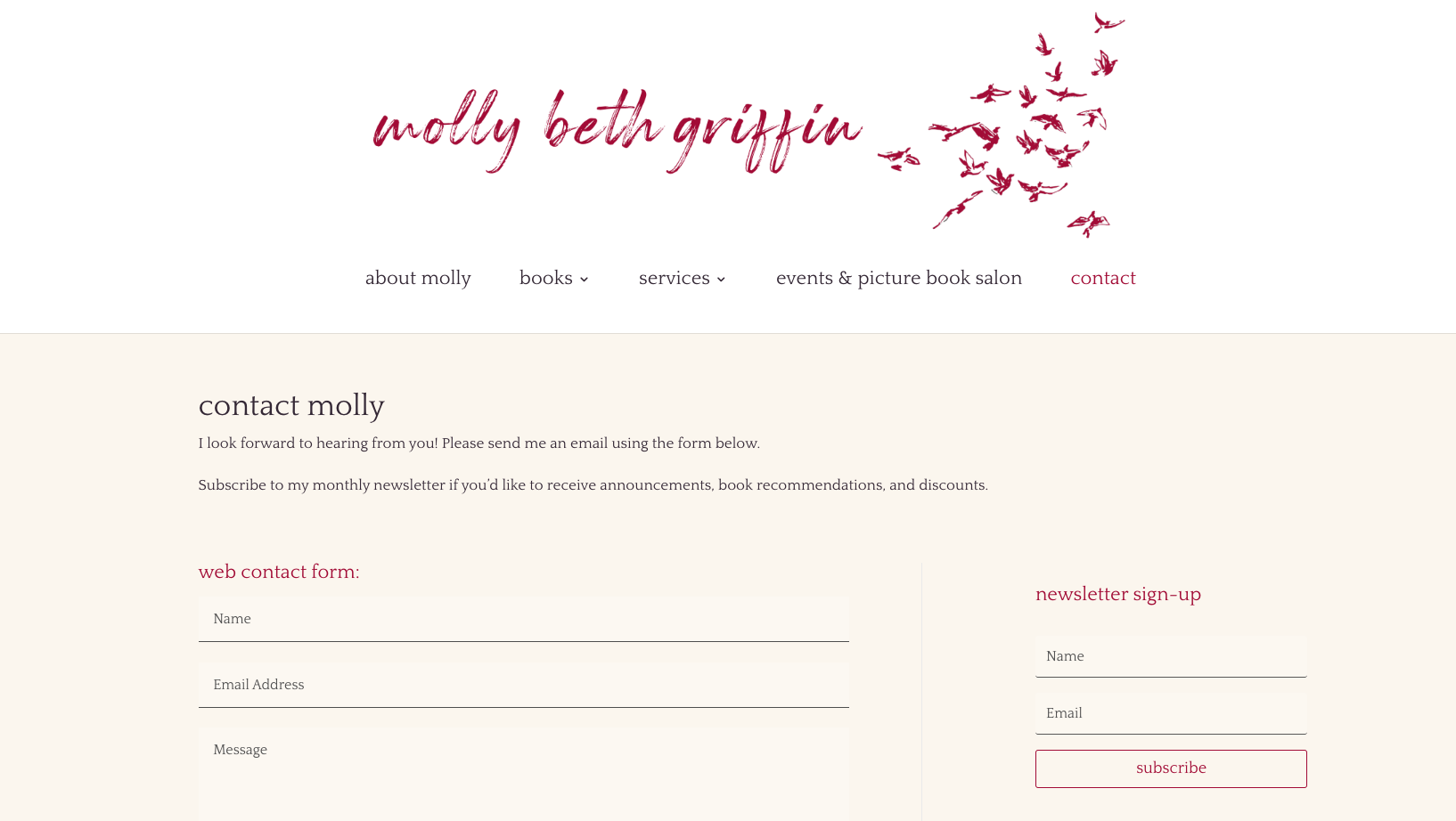 contact - Molly Beth Griffin